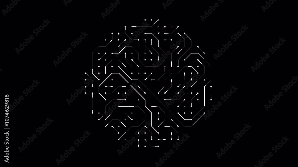 Circle circuit HUD motherboard electrical PNG Alpha Technological .2D ...