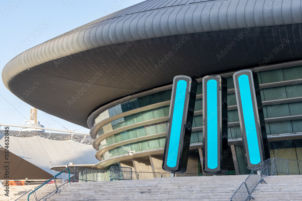 Altice arena, formerly meo arena, showing its futuristic architecture ...