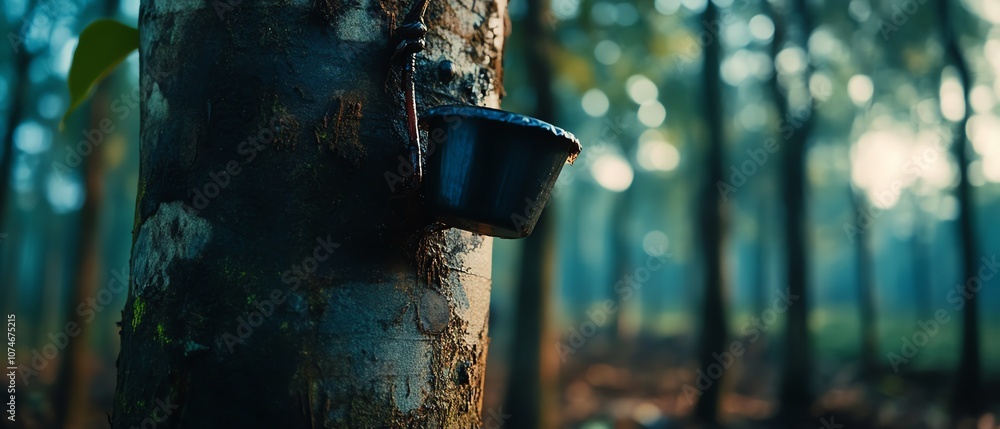 Harvesting nature's sweetness the art of tapping trees for sap Stock ...