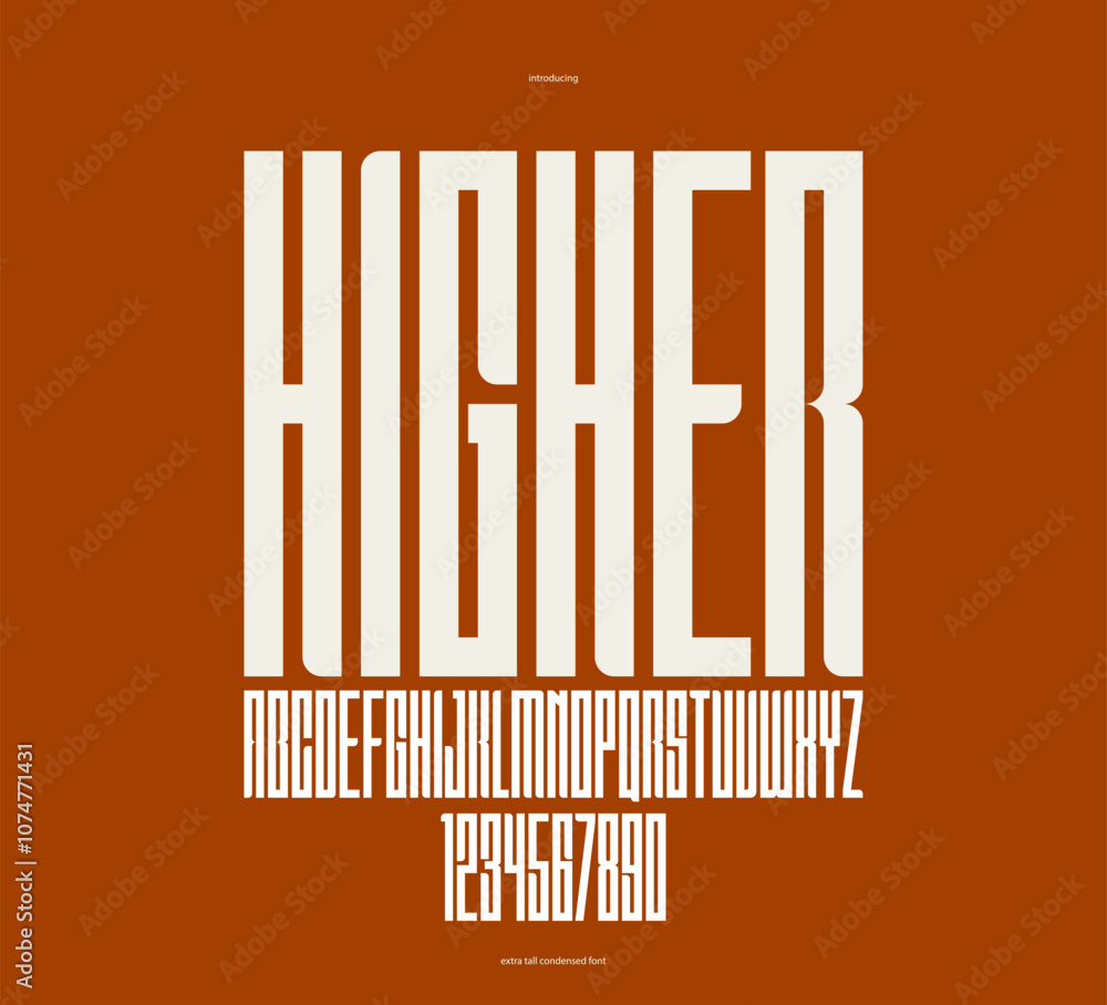 Bold simple sans serif display font for logos headers or slogans ...