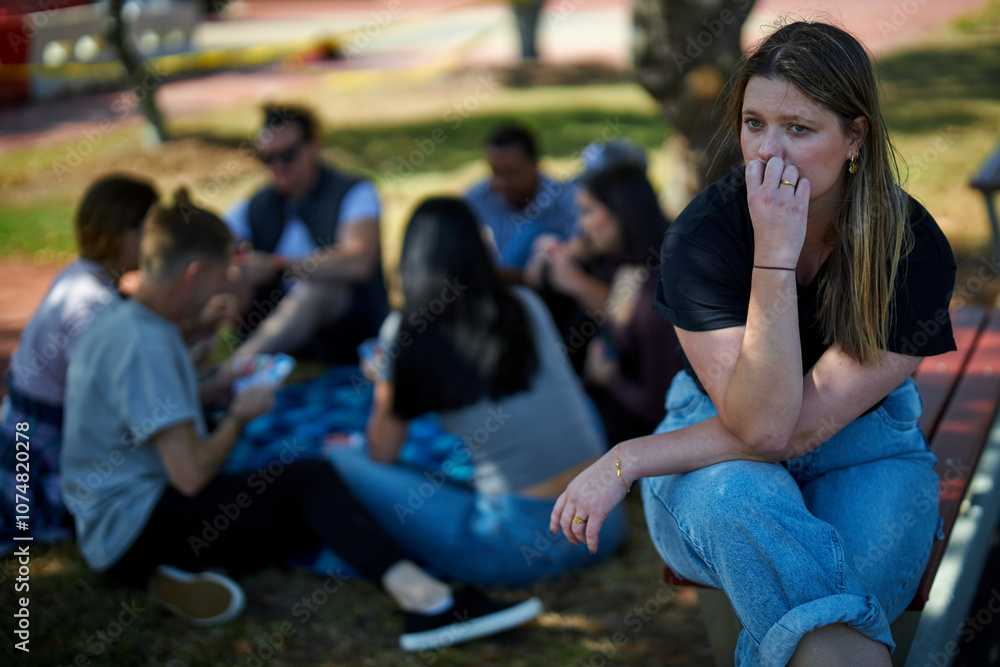 Female ostracized from group, left alone from friends. Mental health ...