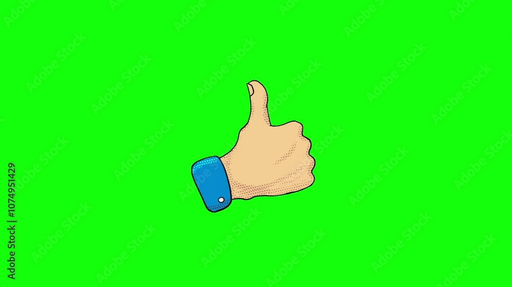 Thumbs Up Emoji Animated. thumbs up, like, emoji, 3d animation. like icon animation. 4k video ...