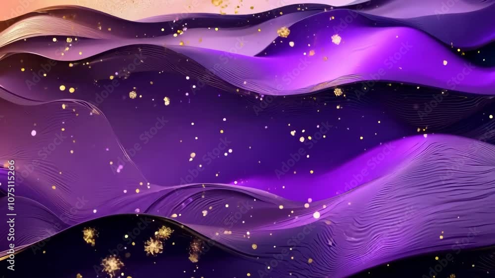 Experience the dynamic dance of colors in rich shades of purple and ...