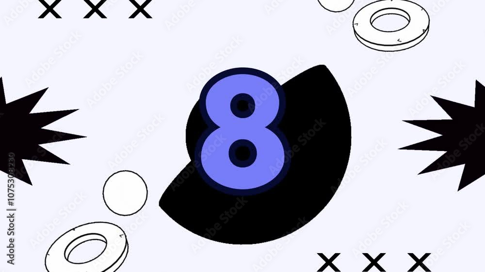 Countdown Timer Animated Intro Countdown Timer Yellow Green Screen