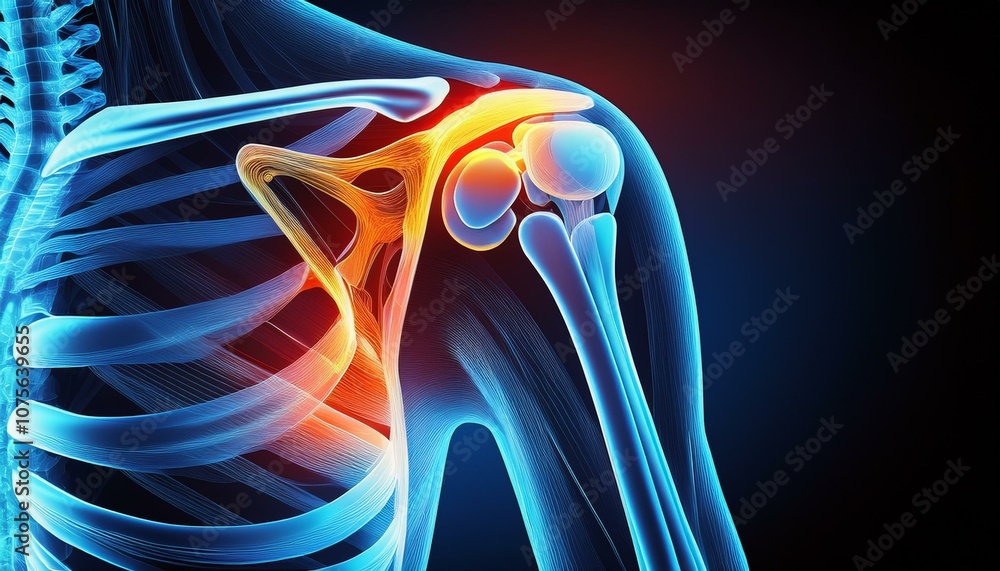 lateral shoulder x ray showing detailed bone structure medical ...