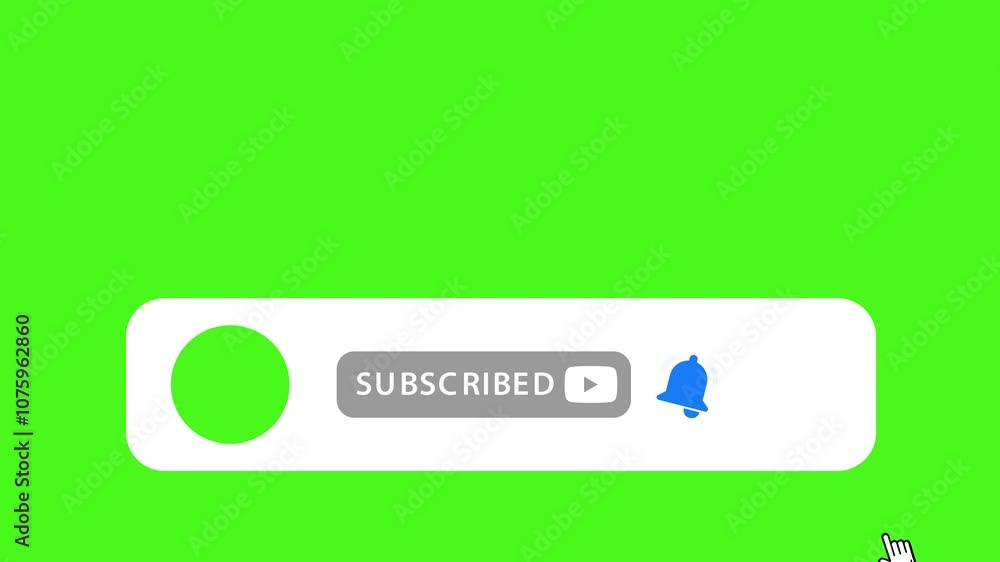 YouTube Subscribe Outro Animation. Green Screen Animation Subscribe ...