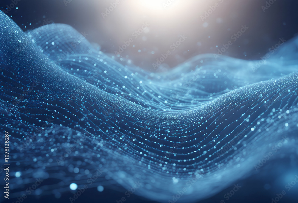 tint visualization black big binary interweaving data background dots ...