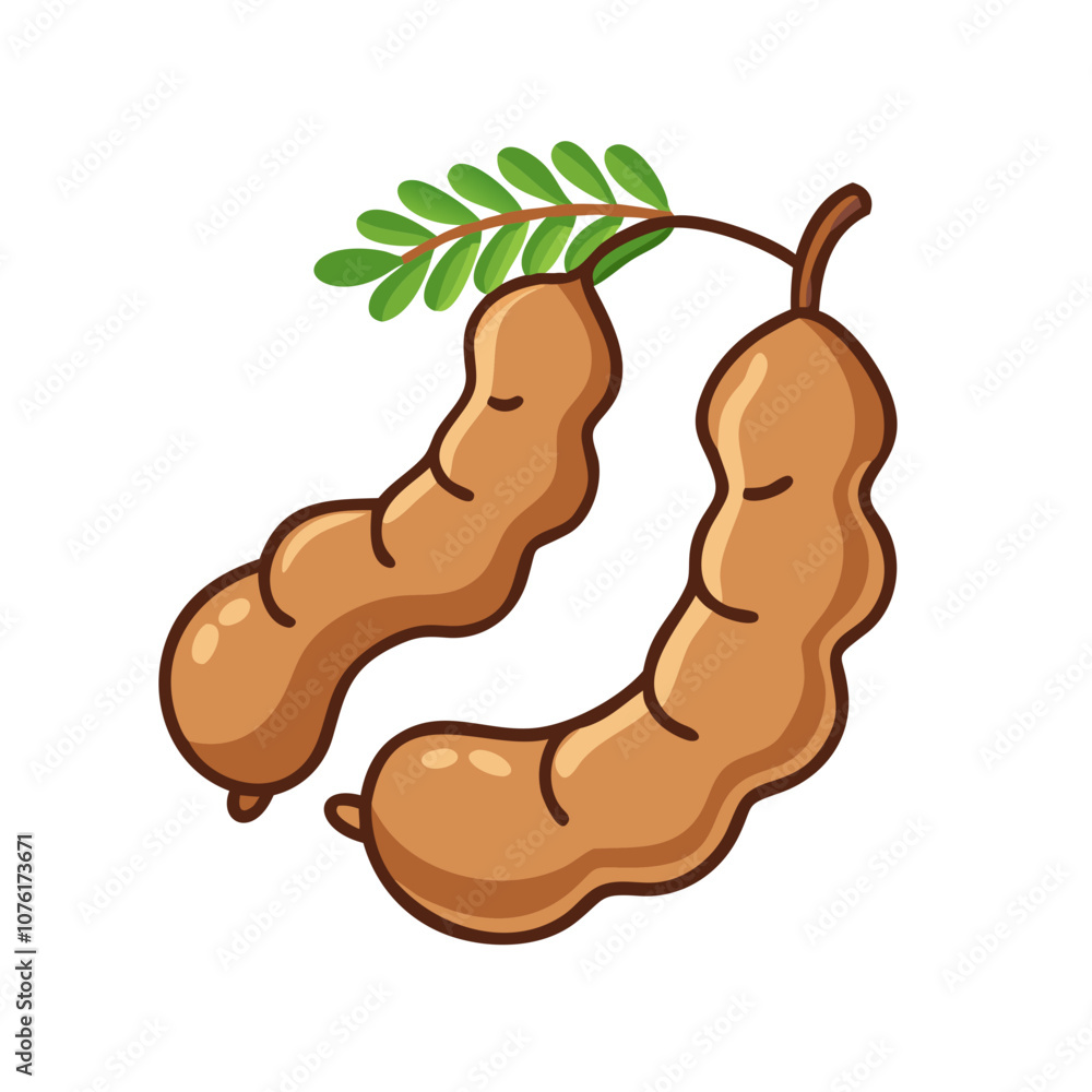 tamarind icon, fruits vector icon - simple vector illustration of a ...