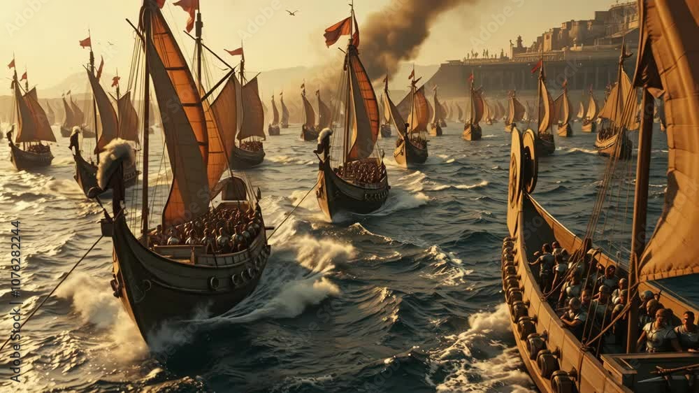 The Battle of Salamis Reimagined "A cinematic reimagining of the Battle ...
