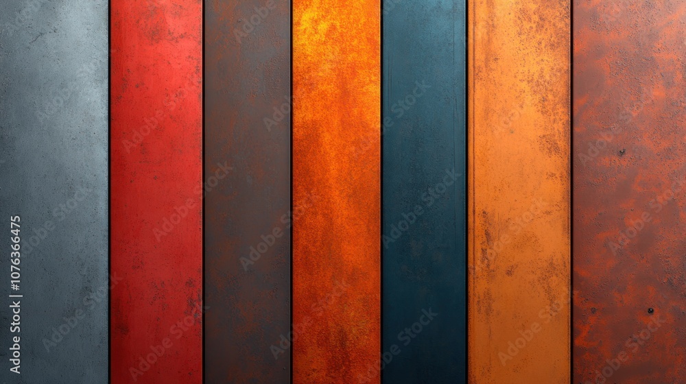 Explore the rich textures and colors of metal panels in modern design ...