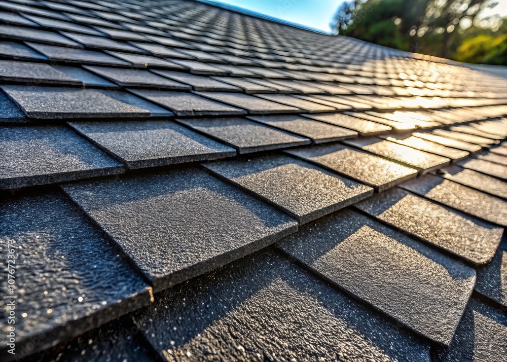 Abstract Asphalt Shingles Textured Background for Home Renovation and ...