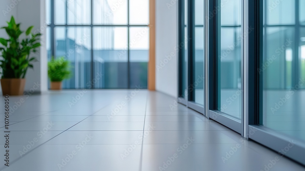 Modular document storage unit with sliding glass doors, creating a ...