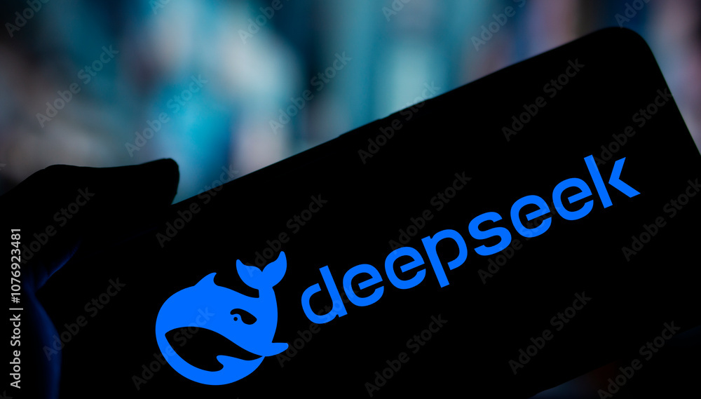 Dhaka, Bangladesh- 09 Nov 2024: Deepseek Ai logo is displayed on ...
