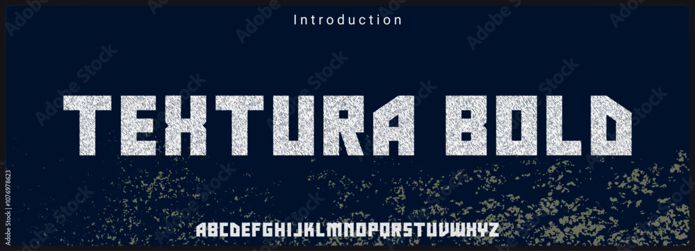 Bold handmade typeface vector font. Alphabet vector font with unique ...