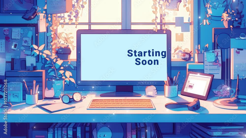 A bright workspace waiting to inspire fresh ideas and creativity ...