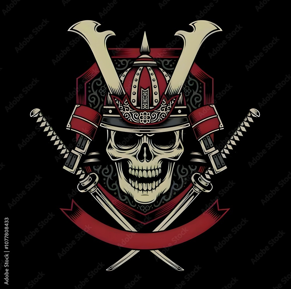 ภาพประกอบสต็อก onimusha mask, japanese ghost mask, japanese samurai ...