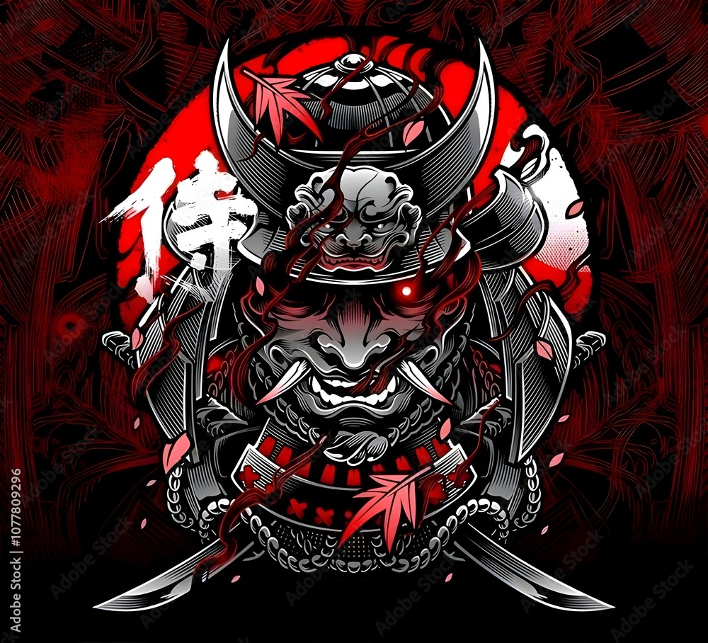 onimusha mask, japanese ghost mask, japanese samurai mask, japanese ...