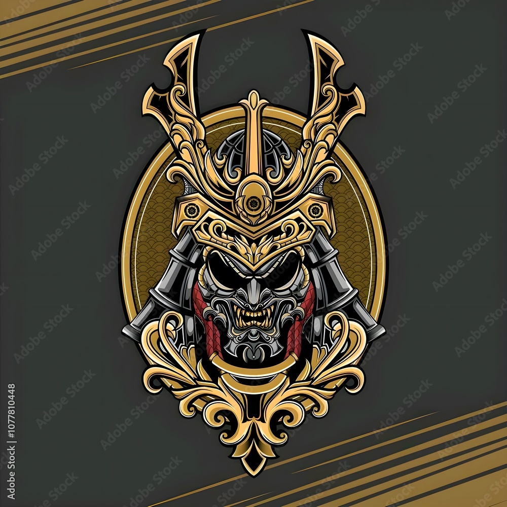 onimusha mask, japanese ghost mask, japanese samurai mask, japanese ...