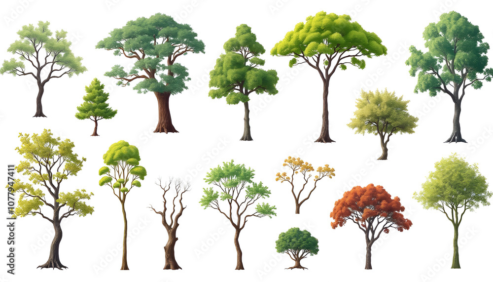 Tree Package A collection of various trees for architects to find ideas ...