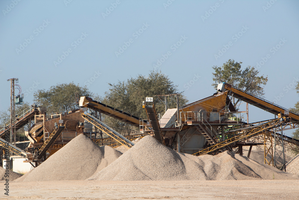 Poster Gravel pit is a facility where materials such as sand, gravel ...