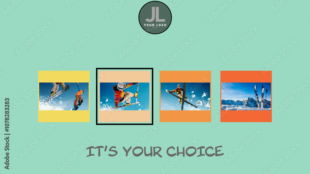 Choose An Option Now Stock Template | Adobe Stock