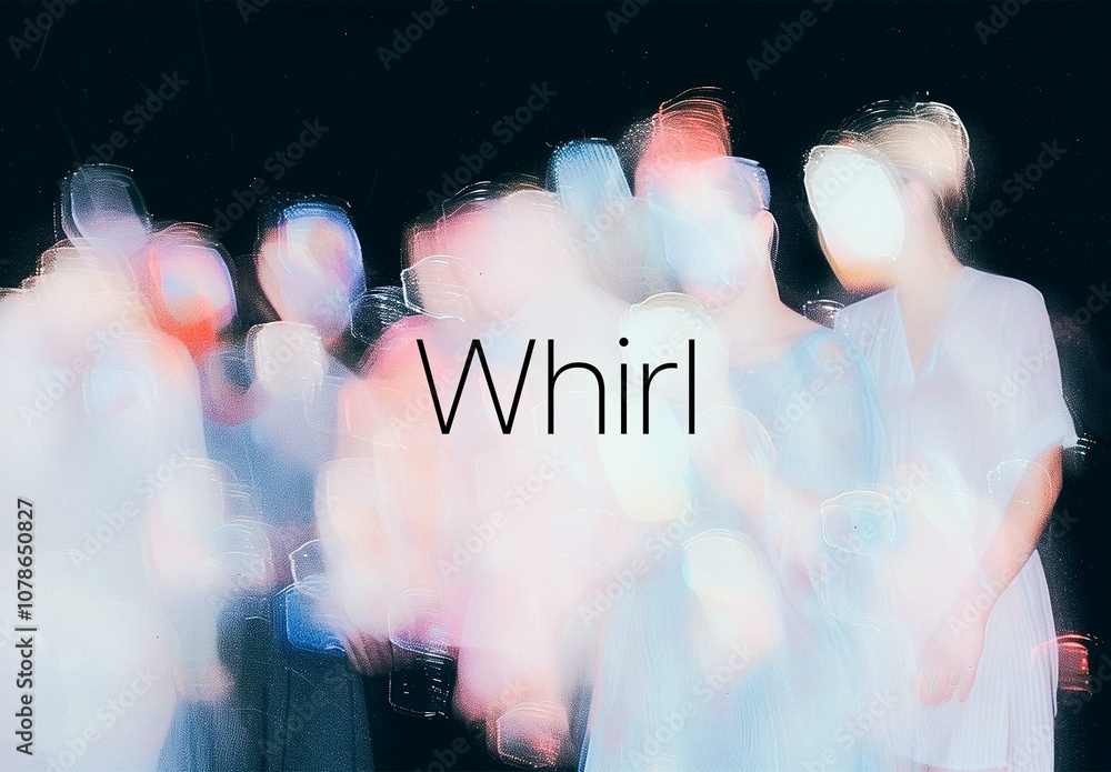 Whirl Abstract Backgrounds Collection WIth Generative AI Stock Template ...