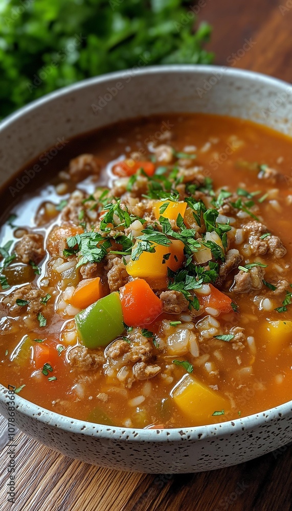 AI generator image of Warm up your kitchen with this deliciously hearty ...