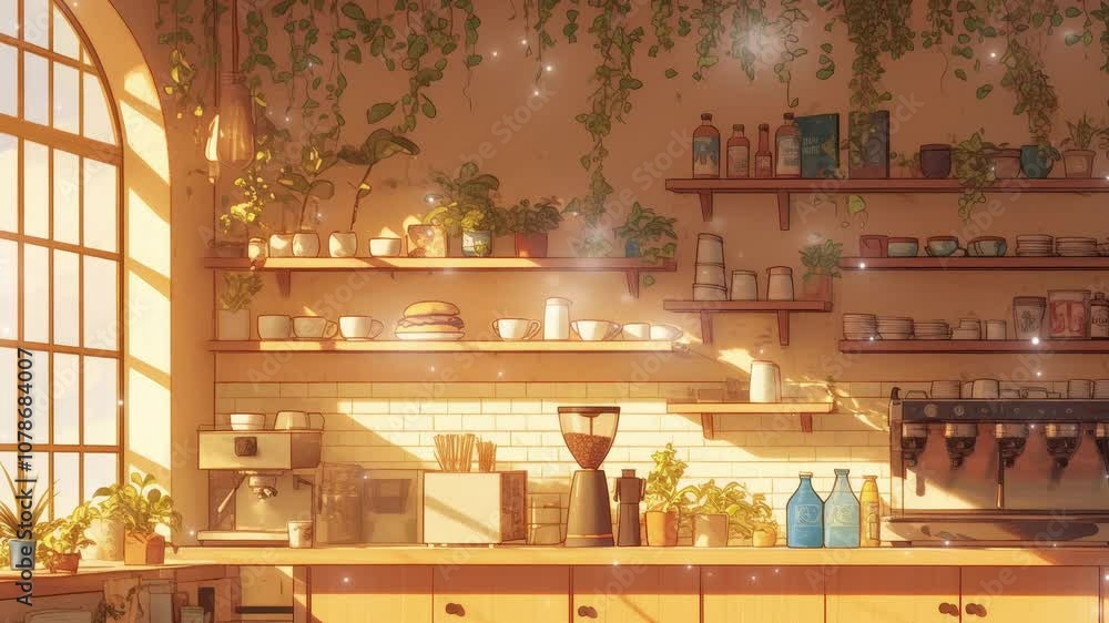 Bask in the sunlight of a kitchen filled with greenery and delightful ...