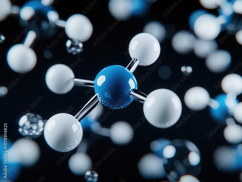 3D molecular models used in nanotechnology for hydrogen energy ...