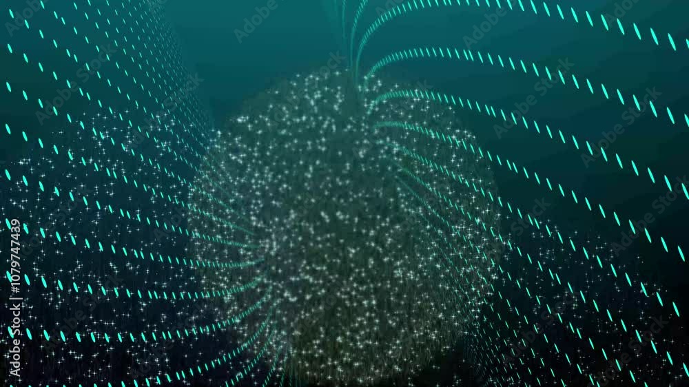 Abstract 4k animated particle background. dote line moving animation ...