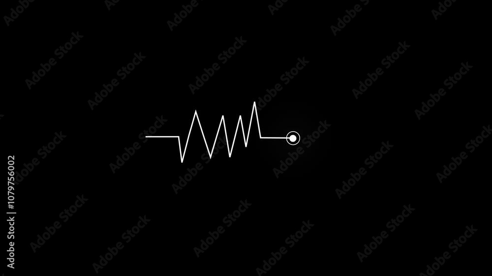 Earthquake sign on world map .Earthquake seismic wave with silhouette ...