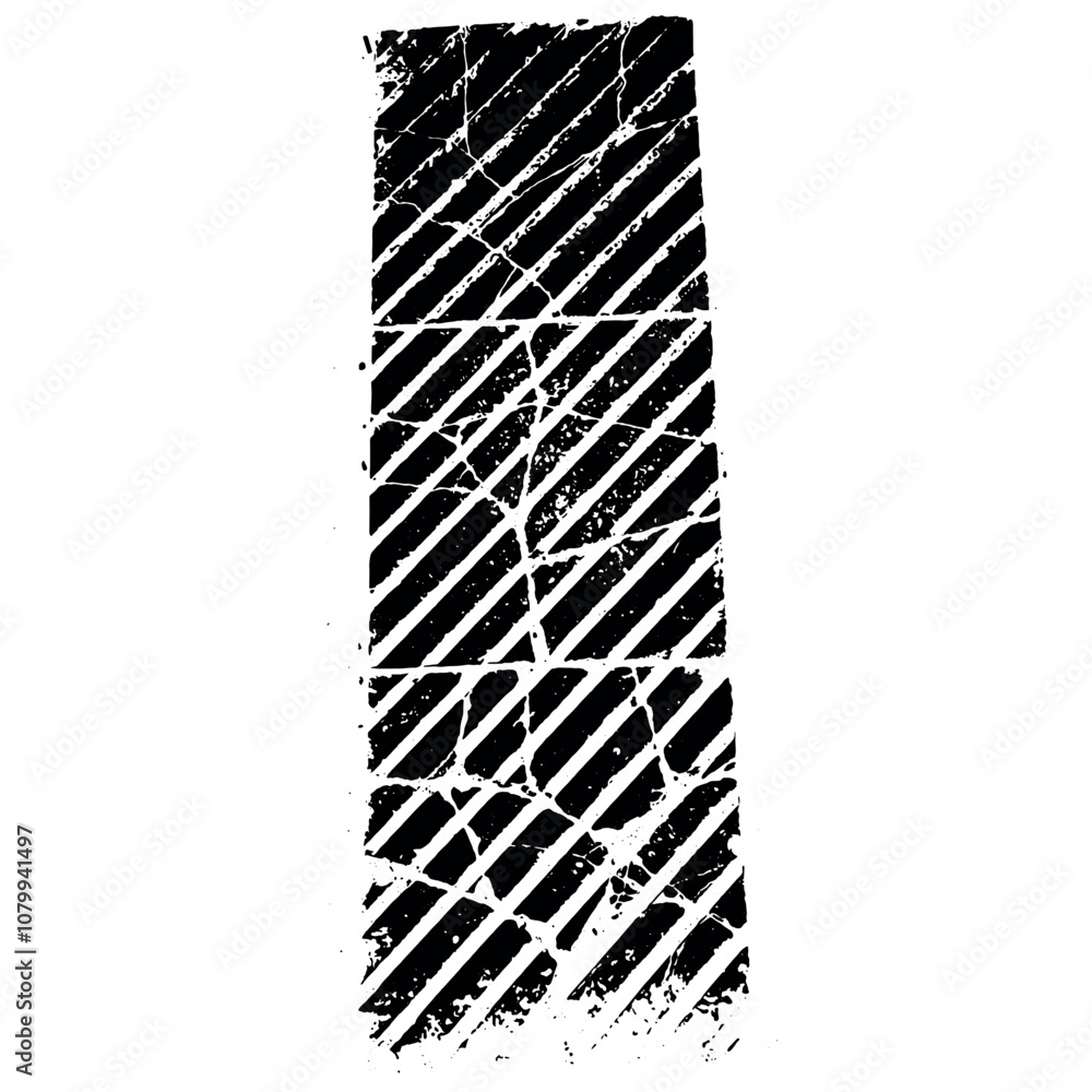 Tactile paving - black graphics vector - warning block, directional ...