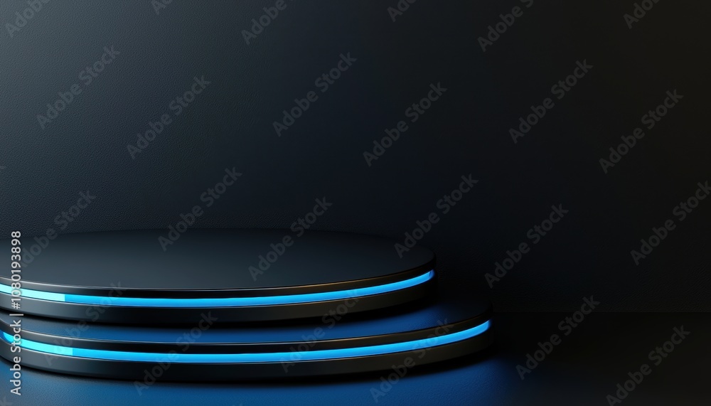 Product showcase mockup with rotating 3D elements, interactive UI ...