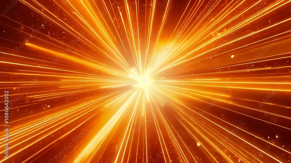 Radiant Explosion of Warm Light Rays, Perfect Background for ...