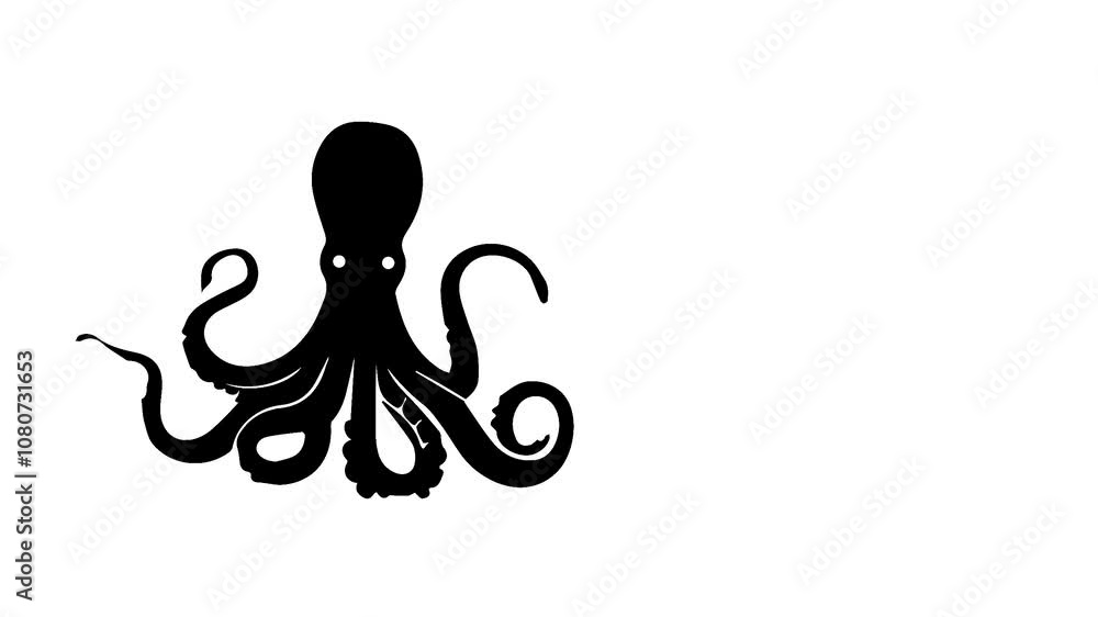 Cute Marine Animal Designs. Minimalist Diverse Ocean, Sea Creatures ...
