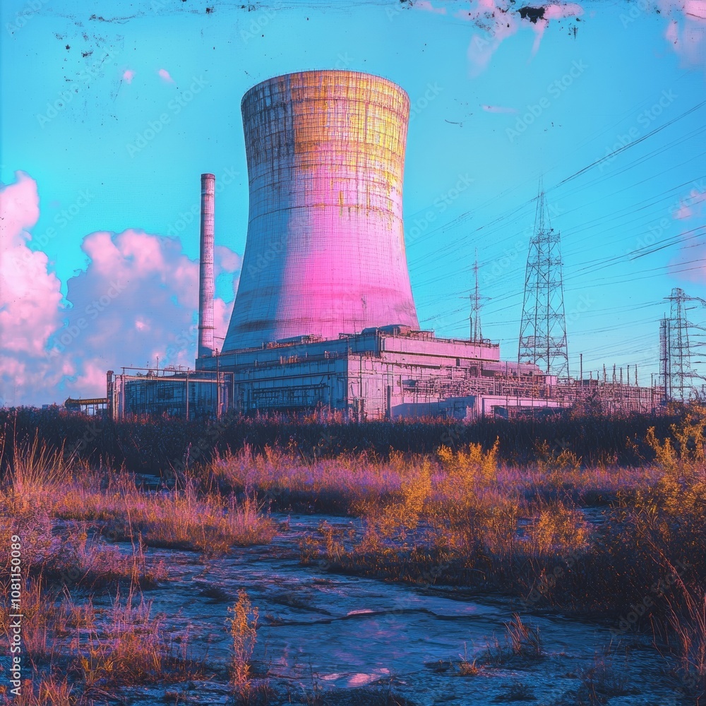 Abandoned Nuclear Plant in a Vaporwave Environment, Potential usecase ...