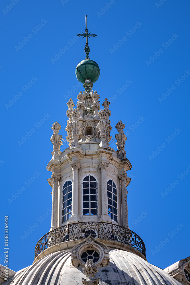 Poster Basilica da Estrela (Royal Basilica and Convent of the Most Sacred Heart of Jesus, 1790 ...