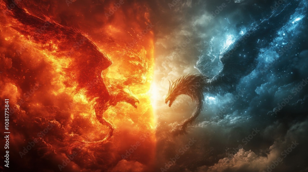 versus wallpaper, heaven and hell, good vs evil, light and darkness ...