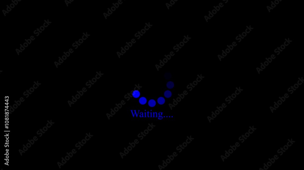 circle loading animation .waiting loading animation.. Stock Video ...