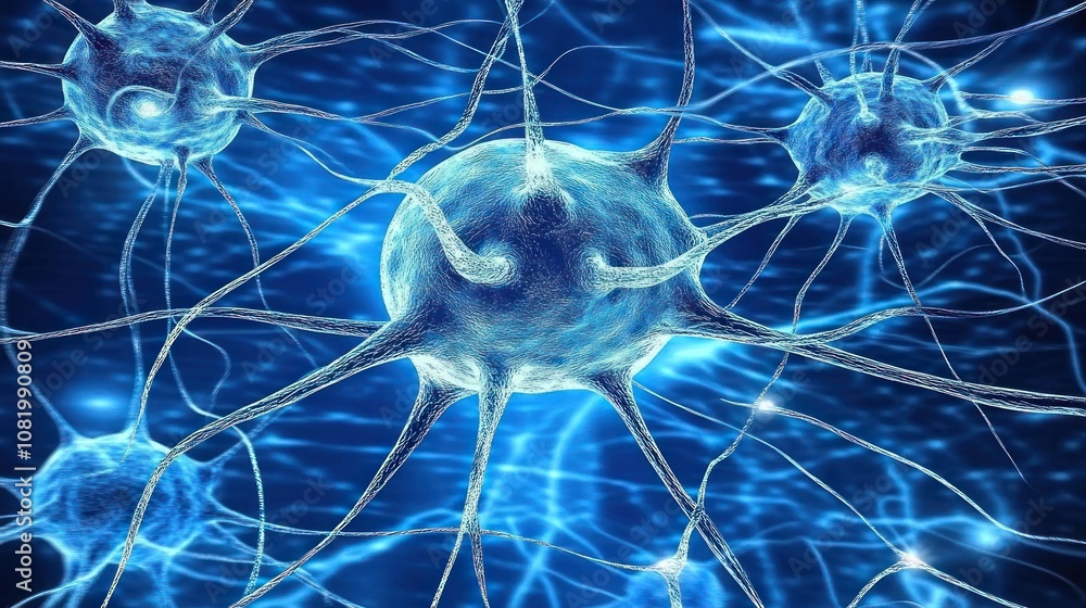 Neurons and the brain, focusing on how nerve cells control thoughts ...