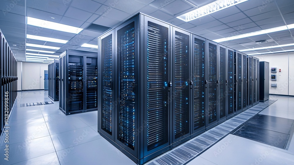 Explore the advanced infrastructure of modern data centers and their ...