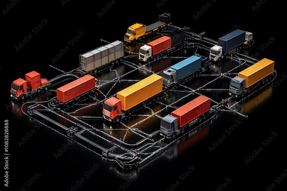 Intricate global networks in transport and communication showcasing ...