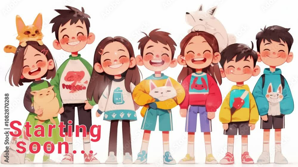 group of friends and their adorable pets share smiles warm camaraderie ...