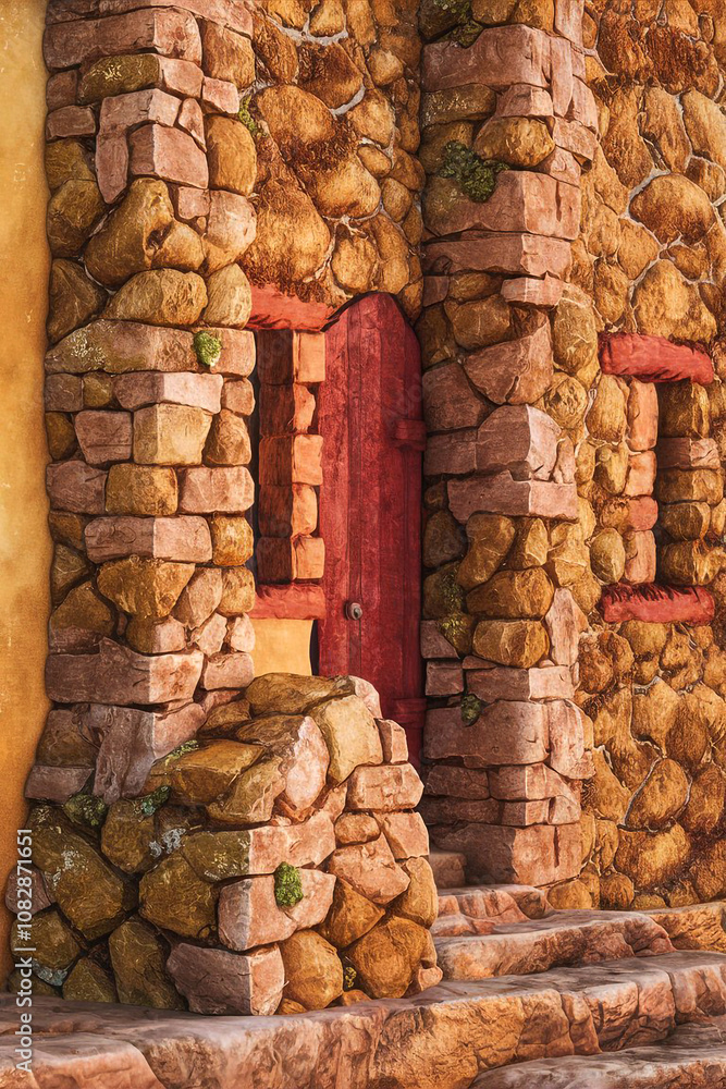 Polished Stone Wall with Subtle Blue Veins and a Smooth Surface ...