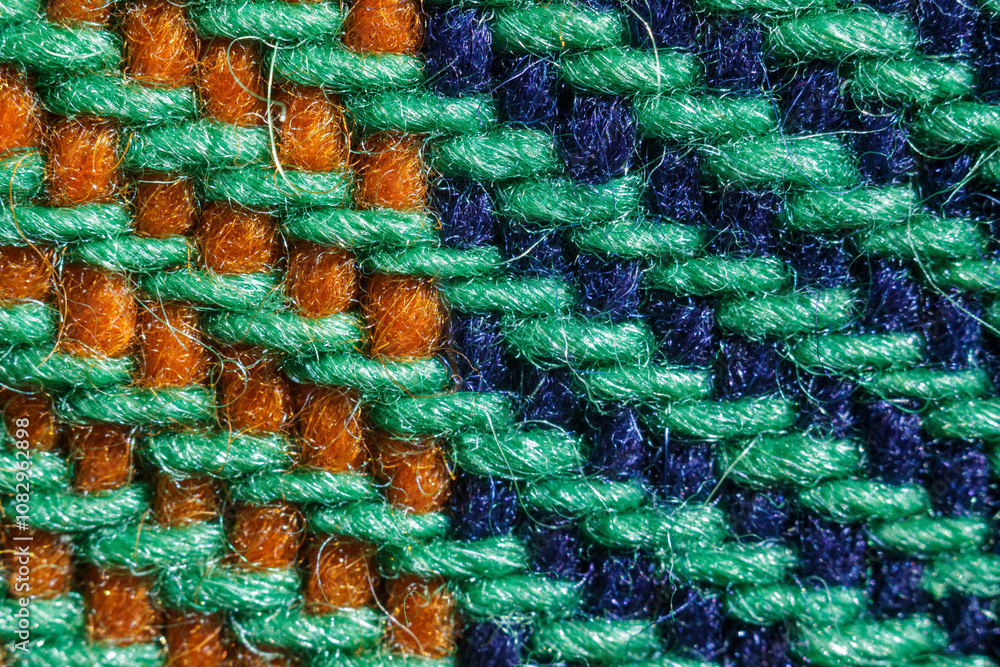 Macro photography of fabric texture, detailing soft waves and patterns ...