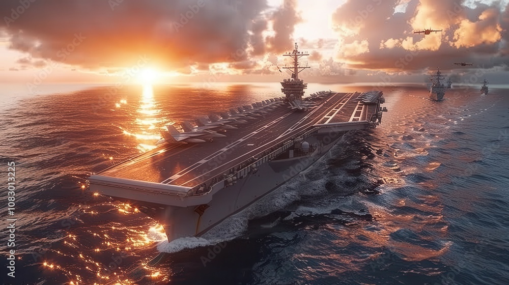 Tense Naval Standoff Between USA and China in the Taiwan Strait as ...