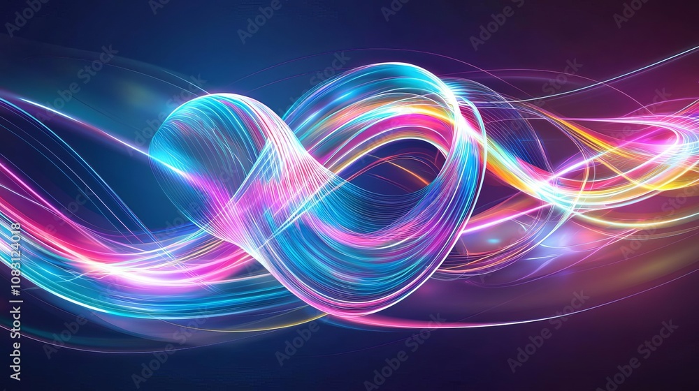 Quantum wave-particle duality representation, light behaving as particles and waves, advanced ...