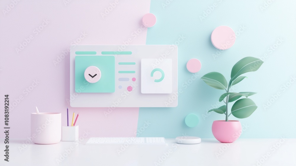 A user interface (UI) design for a chatbot platform, featuring a visual ...