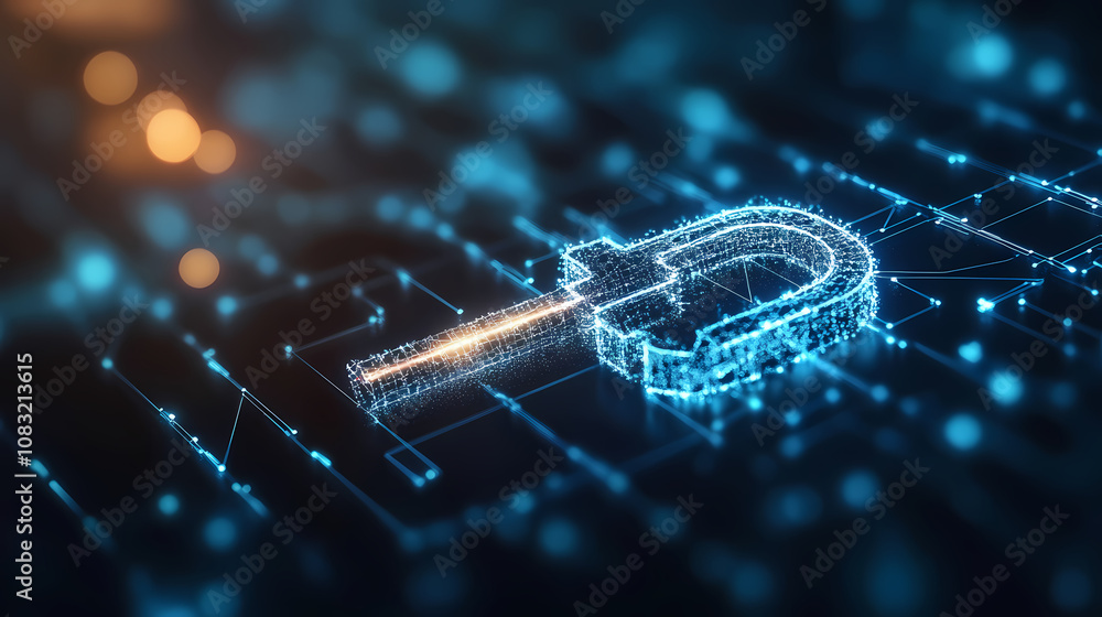 Blurred background with copy space featuring the generation and ...