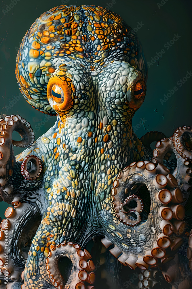 Photo & Art Print Engaging Infographic on Fascinating Octopus Facts and ...